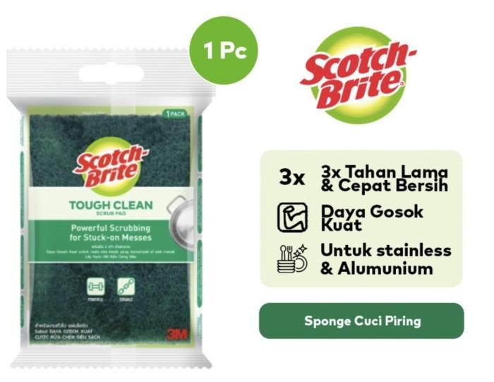 Jual 3M Scotch-Brite Sabut Hijau ID-10 Ukuran 4 x 6 in - Jakarta Barat ...