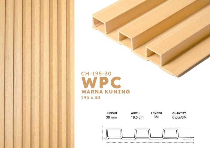 Jual Wall Panel Wood Panel WPC Wallpanel Woodpanel WPC Polos TEBAL 30 ...