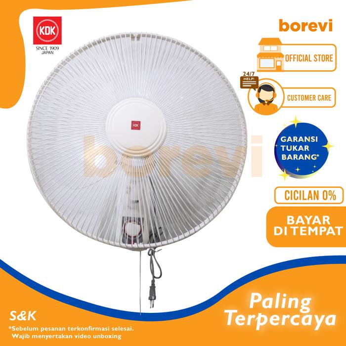 Promo KDK WN40B WALL FAN 16 INCH KIPAS ANGIN DINDING TEMBOK WALLFAN WN ...