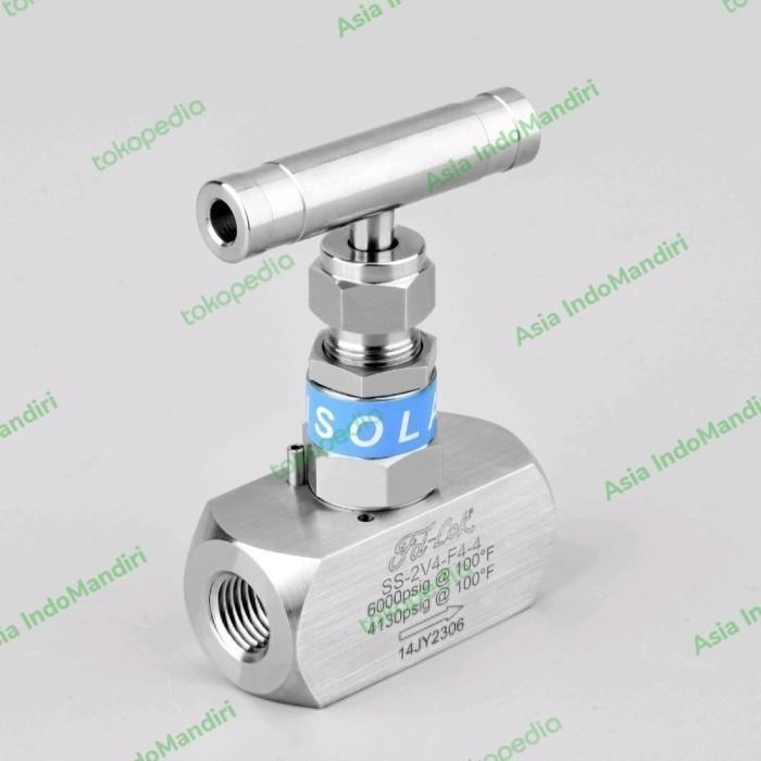Jual Needle Valve SS 316 Drat 1/2" inch NPT Class 6000 Psi FD Lok ...