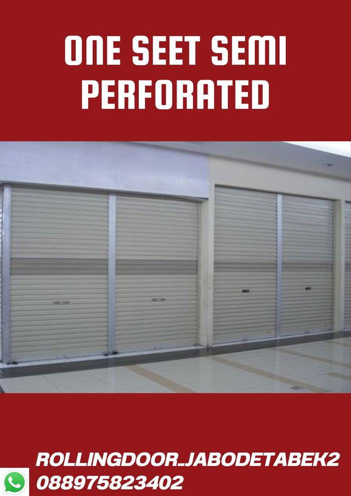 Jual rollingdoor tipe one sheet semi perforated - Jakarta Selatan ...