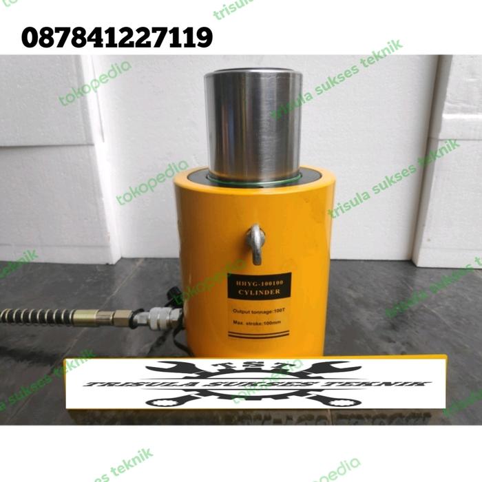 Jual 100 Ton 100mm Single Hydraulic Cylinder Silinder Hidrolik ...