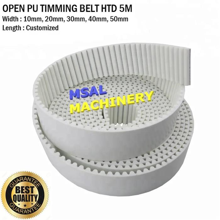 Jual TIMMING BELT PU HTD 5M - 10MM, 20MM, 30MM, 40MM, 50MM ( OPEN ) - Kab. Bogor - Shabiru ...