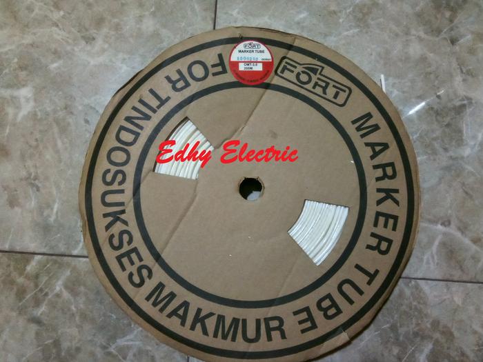 Jual Kabel Marker Tube Putih Fort MT-3 (untuk schun cabel 0,75mm ...