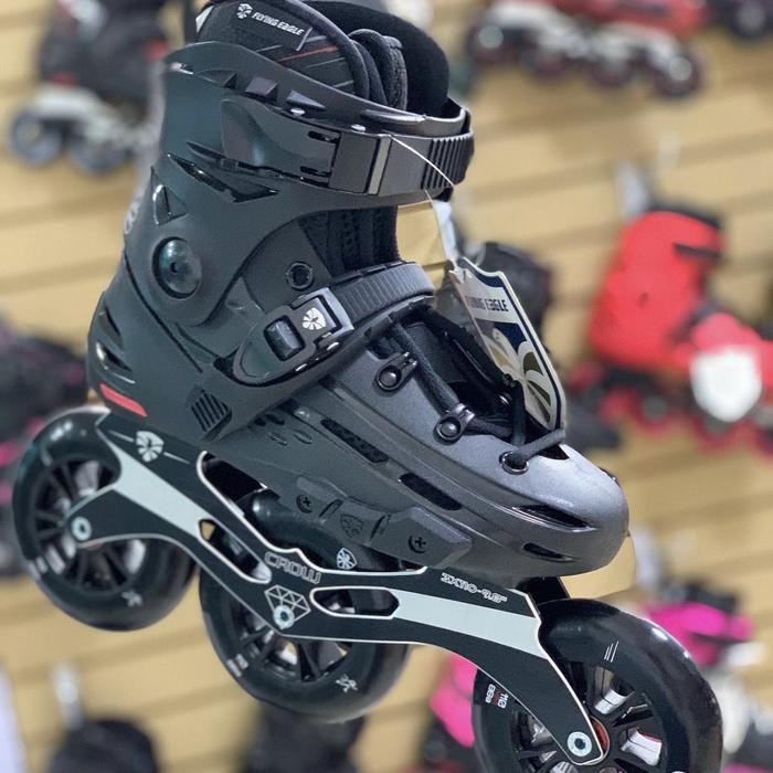 Jual frame set sepatu roda flying eagle crow 3x110 mm ready - Kab. Grobogan - union inlineskate ...