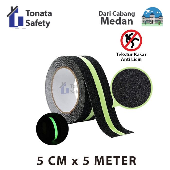 Promo Anti Slip Tape / Lakban Anti Licin Glow In The Dark 5 cm x 5 ...