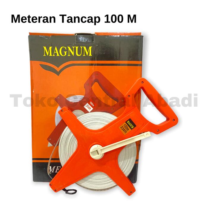 Jual Meteran Tancap / Meteran Tanah / Meteran Roll / Meteran Tanah 100 ...