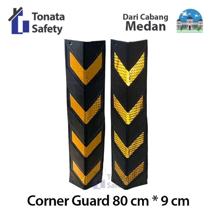 Promo Corner Guard Rubber / Pelindung Sudut Dinding Karet / 80 cm x 9 ...