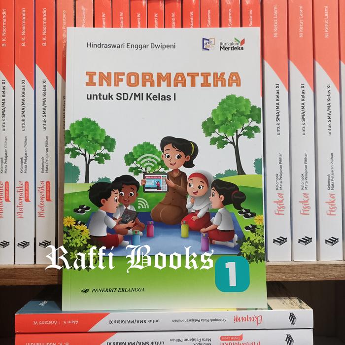 Jual Buku Informatika Kelas 1 SD/Mi Erlangga Kurikulum Merdeka ...