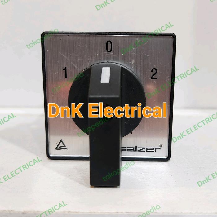 Jual Selector Switch COS 102 2 Pole 25A Merk Salzer Type SA25-3-2-61026 ...