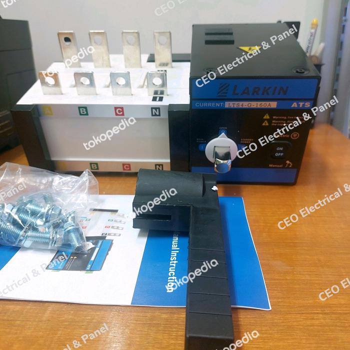 Jual ATS LARKIN 4P 160A LTS4-G Automatic /PLN GENSET /COS /Ohmsaklar ...