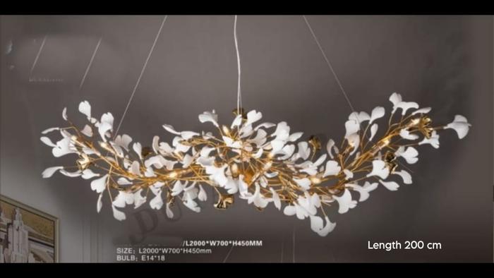 Jual Lampu gantung bunga keramik model memanjang - Kab. Badung ...