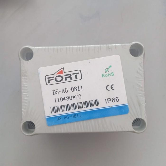 Jual FORT Junction BOX Screw PVC Duradus 110x80x70 Abu IP66 DS-AG-0811 ...