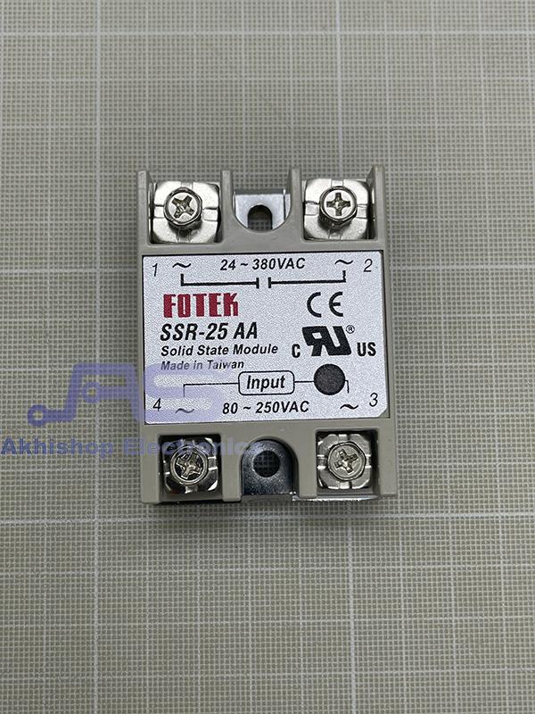 Jual FOTEK Single Phase Solid State Relay SSR AC Control AC AA Series - 25AA - Kota Surabaya ...