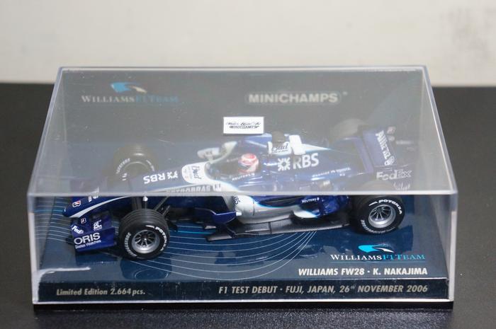 Jual Minichamps 1/43 Williams FW28 K Nakajima F1 test Debut Fuji 2006 ...