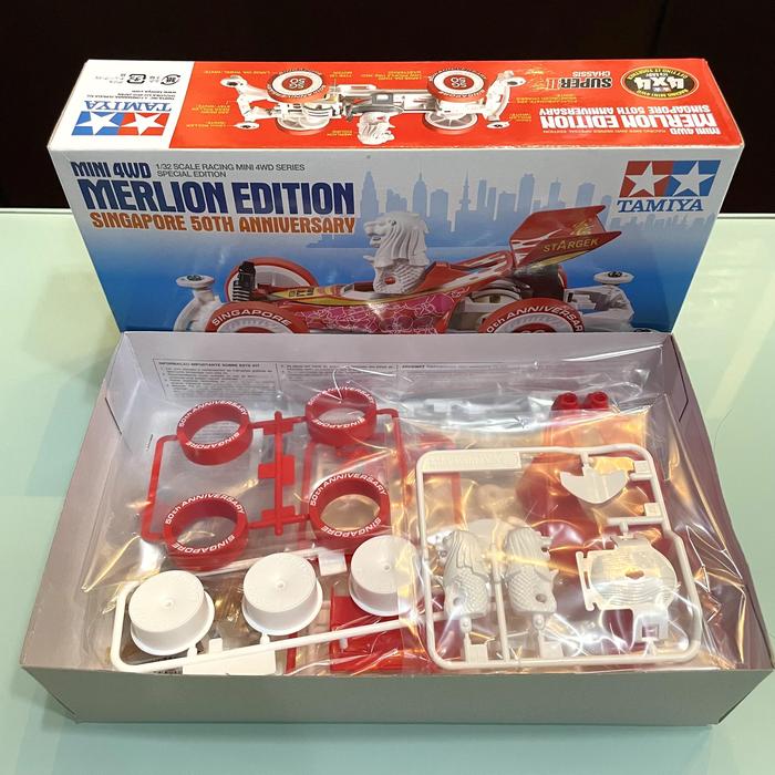 Jual Mainan Rakit Mobil Tamiya Mini 4WD - SG Merlion Edition (ORIGINAL ...