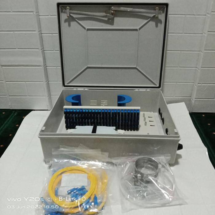 Jual odc tiang 96 core lengkap pigtail adapter sc upc / odp fiber optik ...