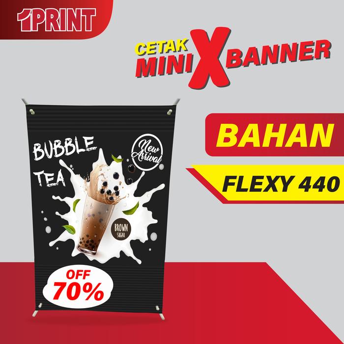 Jual Print Mini X Banner Ukuran 25 x 40 cm | Custom Mini X Banner ...