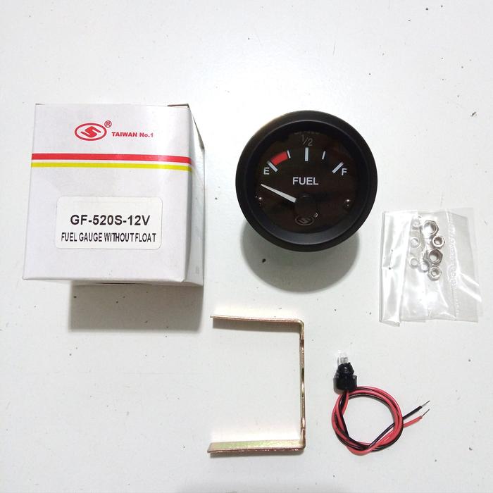 Jual Fuel Gauge Indikator Level Bahan Bakar 12V Modifikasi Jeep Willys ...