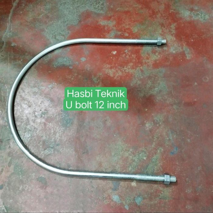 Jual U BOLT KLEM PIPA BESI 12 inch + 2 MUR - Jakarta Pusat - Hasbi ...