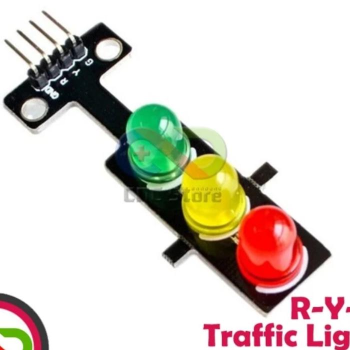 Jual Modul LED Lampu Lalu Lintas Traffic Light 5V 8MM Red Yellow Green ...