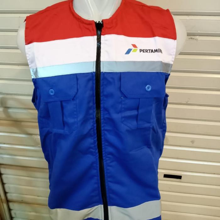 Jual SAFETY VEST PERTAMINA / ROMPI SAFETY BORDIR PERTAMINA / ROMPI ...