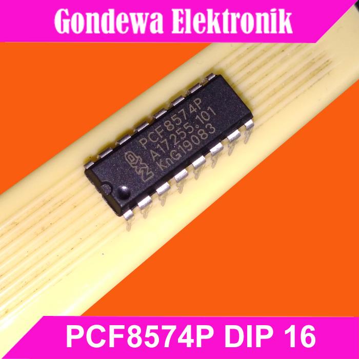Jual PCF8574P PCF8574 8-bit I/O expander I2C bus dip 16 pin - Kab ...
