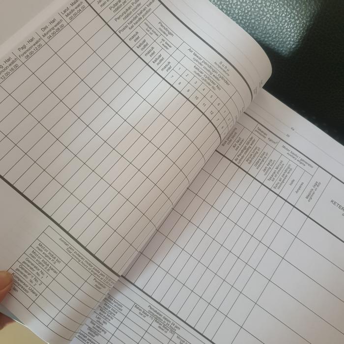 Jual Buku Jurnal Dek Dan Mesin Kapal/log Book Deck,engine Di Seller ...