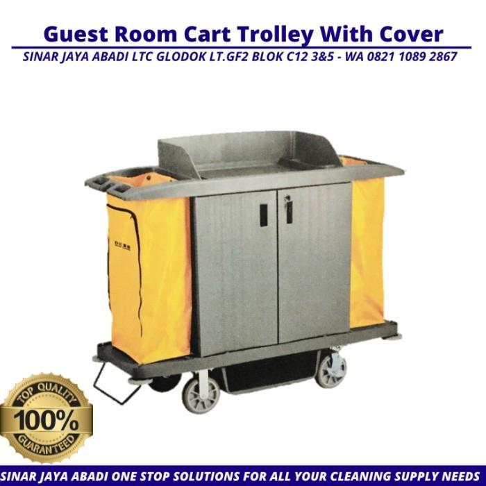 Jual Guest Room Boy Trolley Service Cart Housekeeping Troli Kebersihan ...