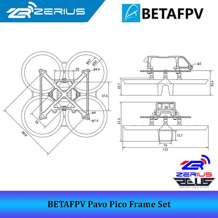 Jual Betafpv Pavo Pico Frame Set Cinewhoop Digital Di Seller Noelle ...