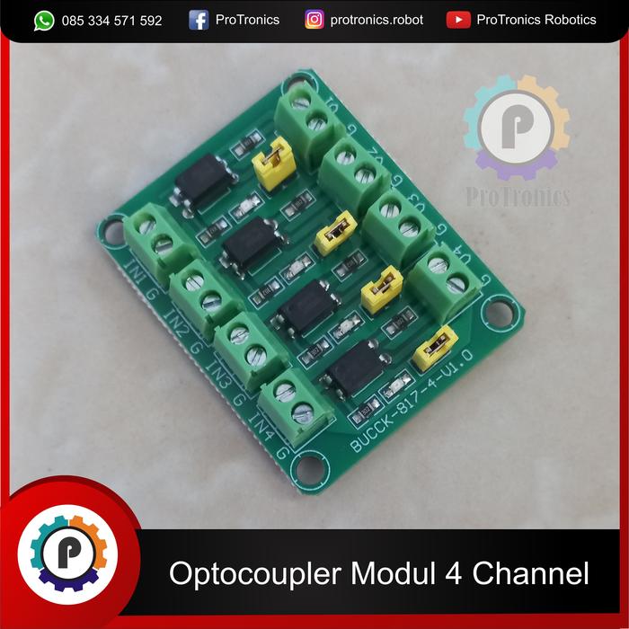 Jual PC817 4 Channel Optocoupler Module - Kota Surabaya - ProTronics | Tokopedia