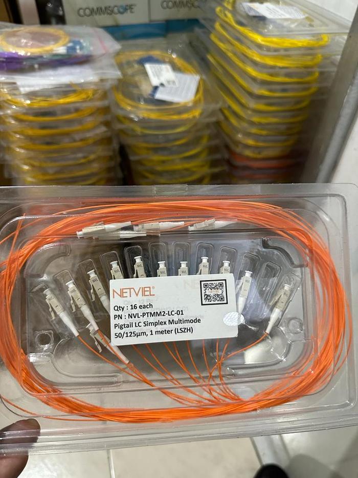 Jual NETVIEL PIGTAIL LC Simplex Multimode 50/125um OM2 1 meter (LSZ ...