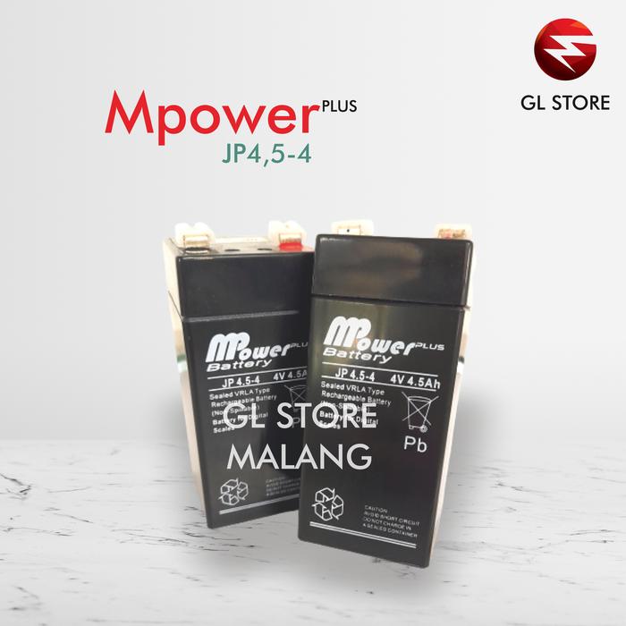 Jual Aki BATTERY VRLA MPOWER PLUS JP 4V 4,5 Ah DEEPCYCLE - Kota Malang ...