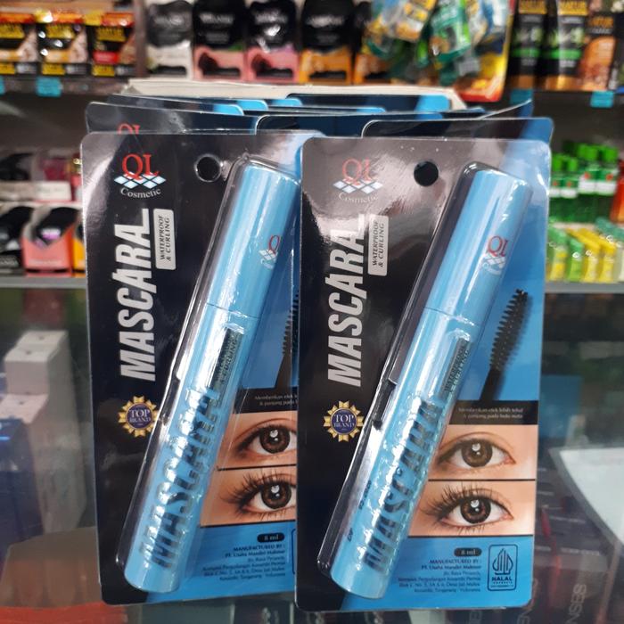 Jual Mascara Ql Waterproof And Curling Hitam 8ml Maskara Bpom Di Seller ...
