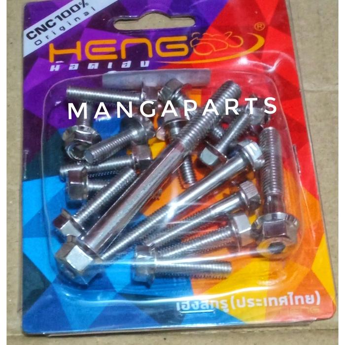 Jual Baut cvt nouvo baut bak cvt nouvo stainless 2 kunci set isi 16 pcs ...