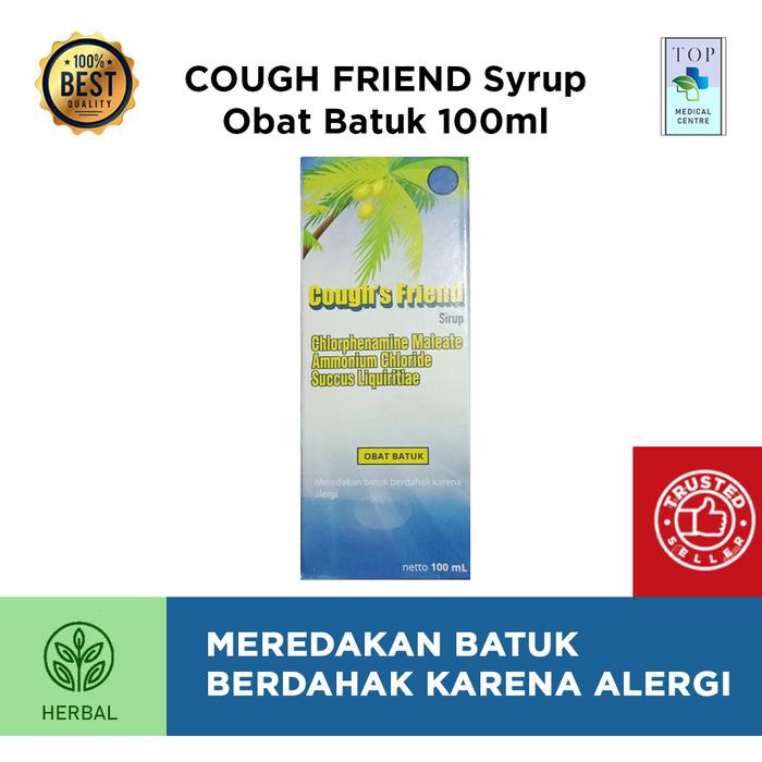 Jual COUGH FRIEND Syrup Obat Batuk Dan Flu 100ml OBAT BATUK Cap Pohon ...