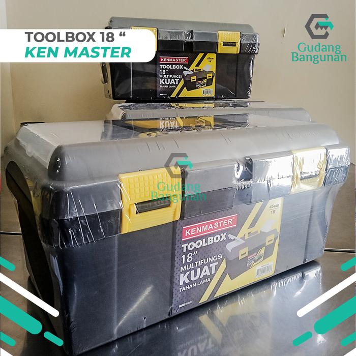 Jual KENMASTER 18 INCH TOOL BOX box perkakas kotak toolkit - Jakarta ...
