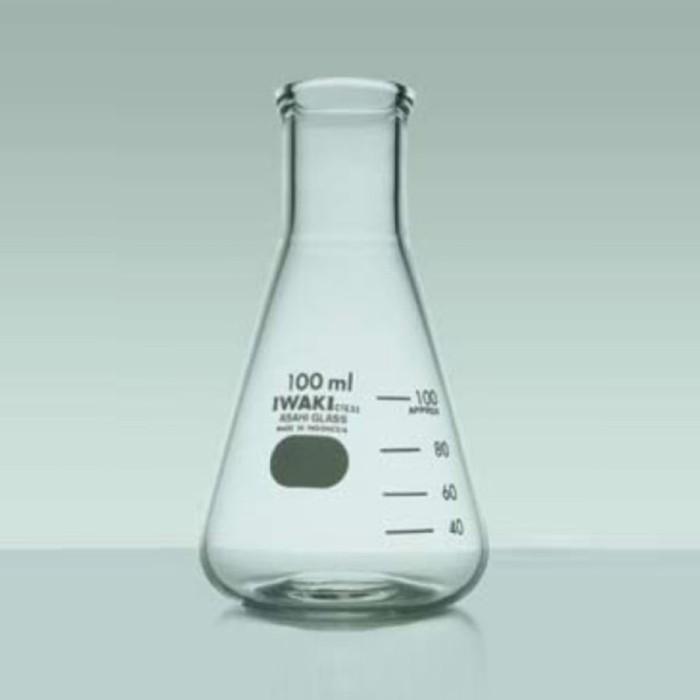 Jual ERLENMEYER FLASK 200 ML LABU ERLENMEYER 4980FK200 IWAKI ORIGINAL ...