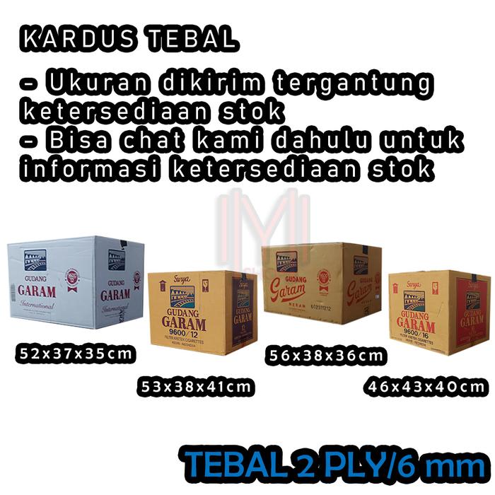 Jual Kardus Packing Packaging Bekas Rokok Pindahan Besar Dus Kotak ...