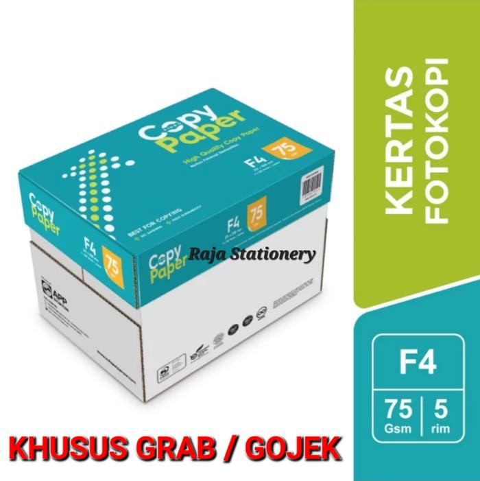 Promo COPY PAPER F4 75GR KERTAS HVS FOLIO FOTOKOPI KUALITAS PAPERONE ...