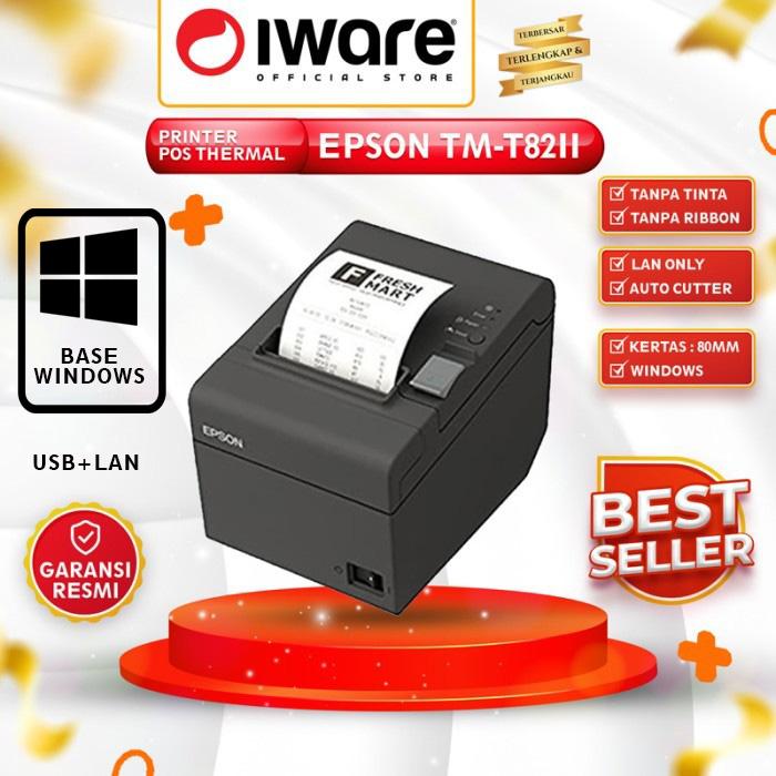 Promo EPSON PRINTER POS THERMAL TM-T82II TM-T82 LAN 80MM AUTOCUTTER Cicil 0% 3x - Kota Surabaya ...
