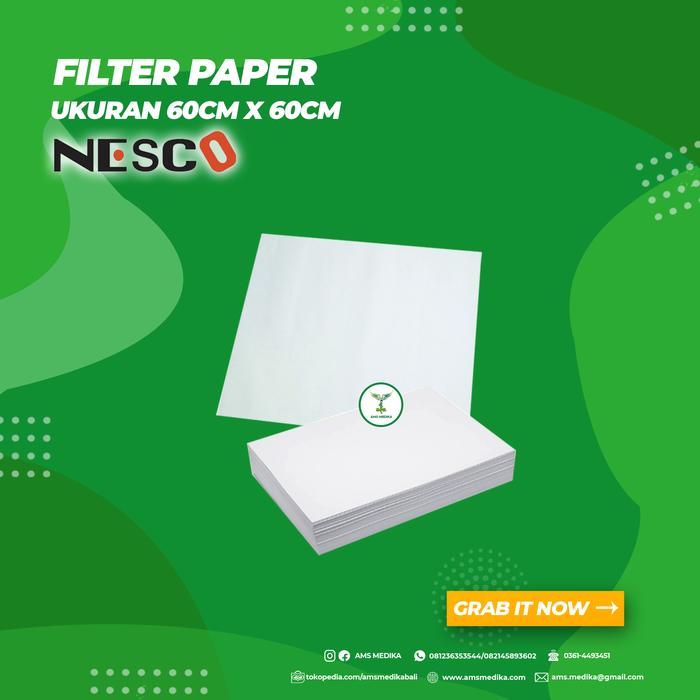 Jual Kertas Saring / Filter Paper 60 x 60 Nesco - Kota Denpasar - AMS ...