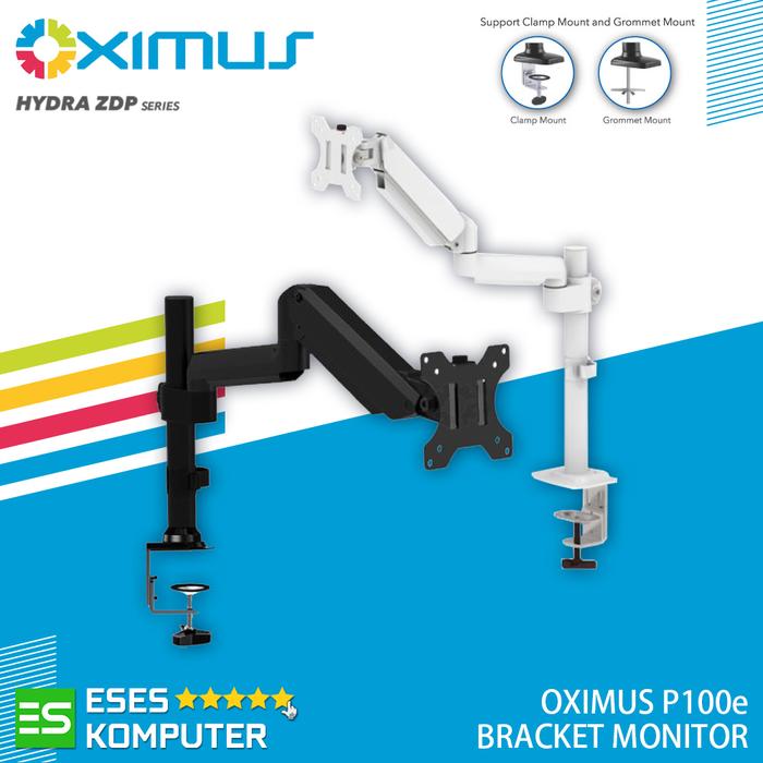 Jual Bracket Monitor Gas Spring OXIMUS P100e | Single Monitor LCD LED ...