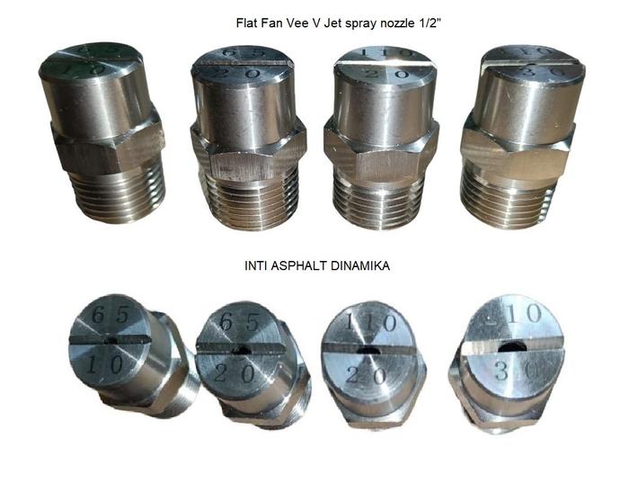 Jual flat fan Vee V Jet spray nozzle 1/2" - Kab. Tangerang - Inti Asphalt Dinamika | Tokopedia