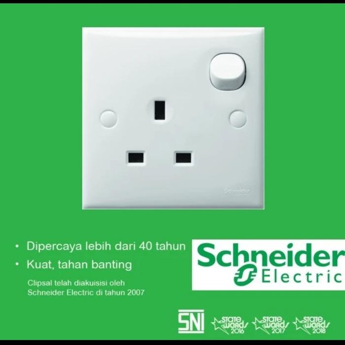 Jual Stop Kontak Schneider Classic Clipsal KAKI 3 - Kota Batam - rafa ...