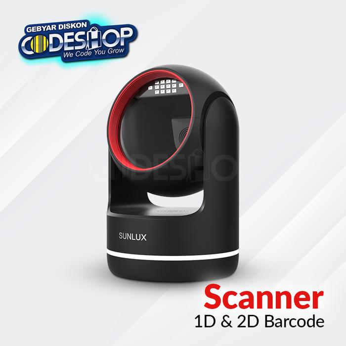 Jual Scanner Barcode 1D 2D Sunlux XL-2610 Imager Auto Sense Scan USB ...