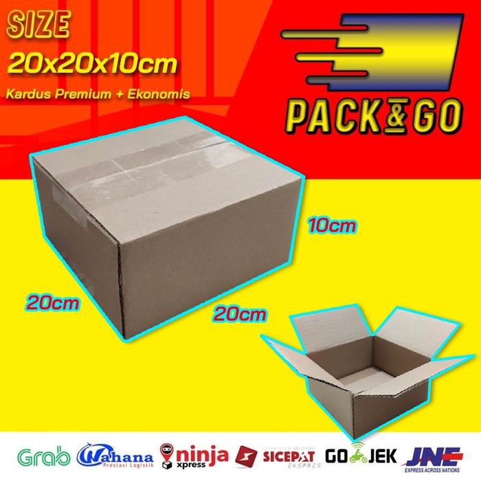 Jual 20x20x10 cm PACKAGING KARDUS karton Kardus Box Baru Packing ...