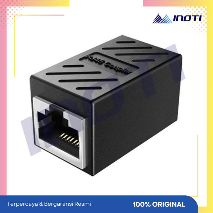 Jual Connector Barrel rj45 coupler cat 5 6 7 - Sambungan rj45 - Barel ...