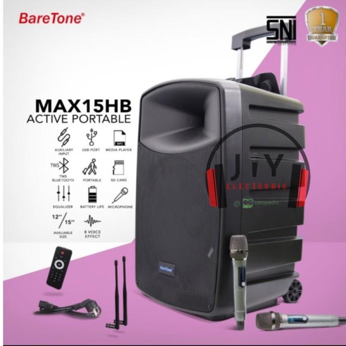 Jual Speaker Portable Wireless Baretone 15 inch MAX15HB MAX 15 HB MAX-15HB - Kota Medan - reyx ...