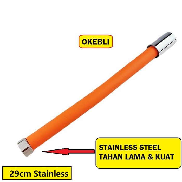 Promo SELANG SAMBUNGAN KRAN AIR FLEXIBLE 360 DERAJAT - 29cm Stainless - Jakarta Barat - OKEBLI ...